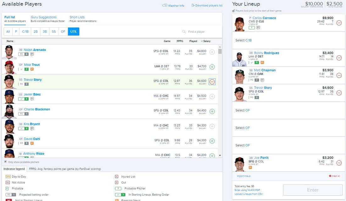 How To Edit Duplicate Lineups In Fanduel | Fantasy Lineups