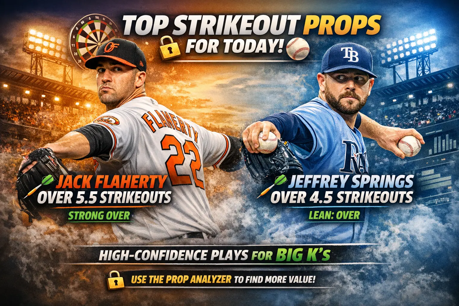 MLB Strikeout Props Today: Top Picks for Flaherty & Springs